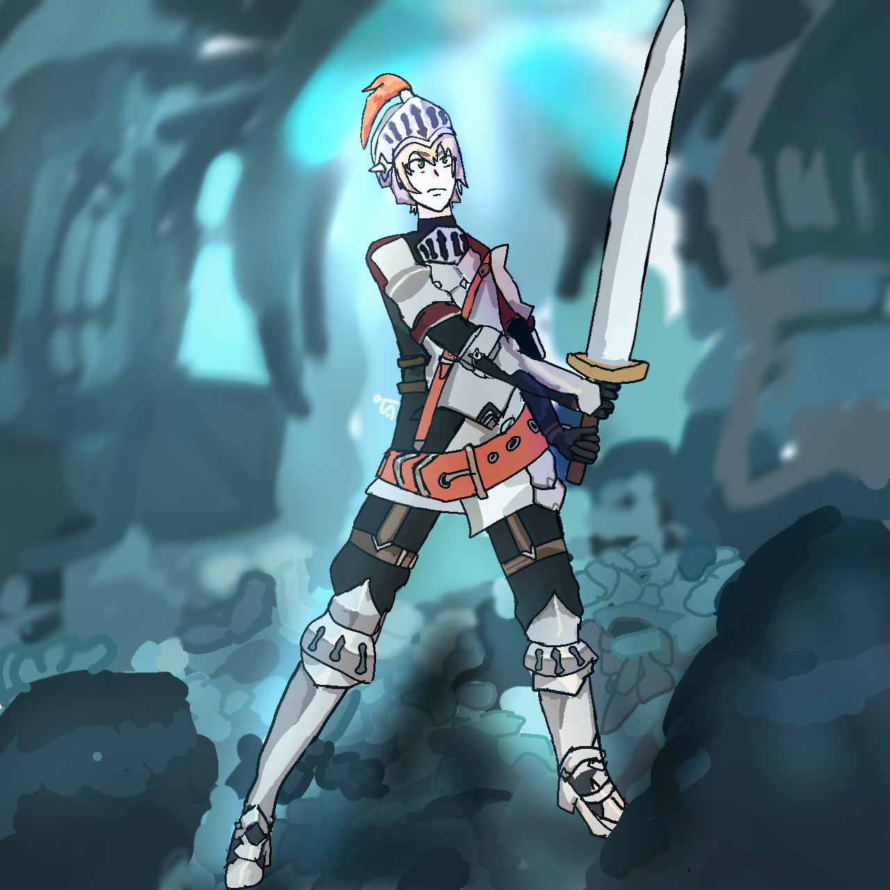 Male knight - ibisPaint