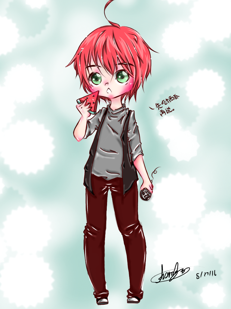 watermelon-kun - ibisPaint