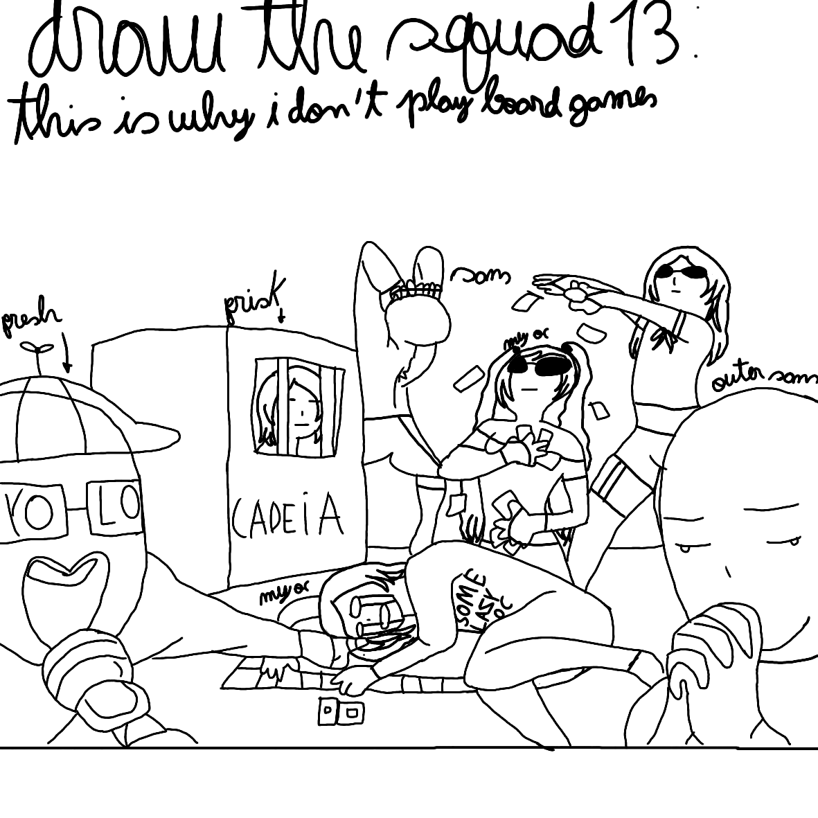 draw the squad 13 - ibisPaint