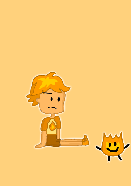🔥 Bfdi Firey jr as human 🔥 - ibisPaint