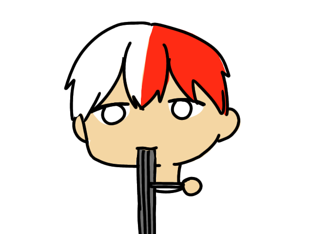 shoto eat soba - ibisPaint