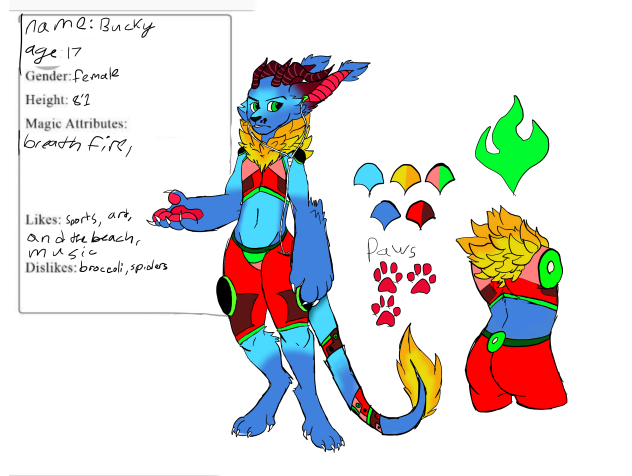 This is Bucky(read description) - ibisPaint