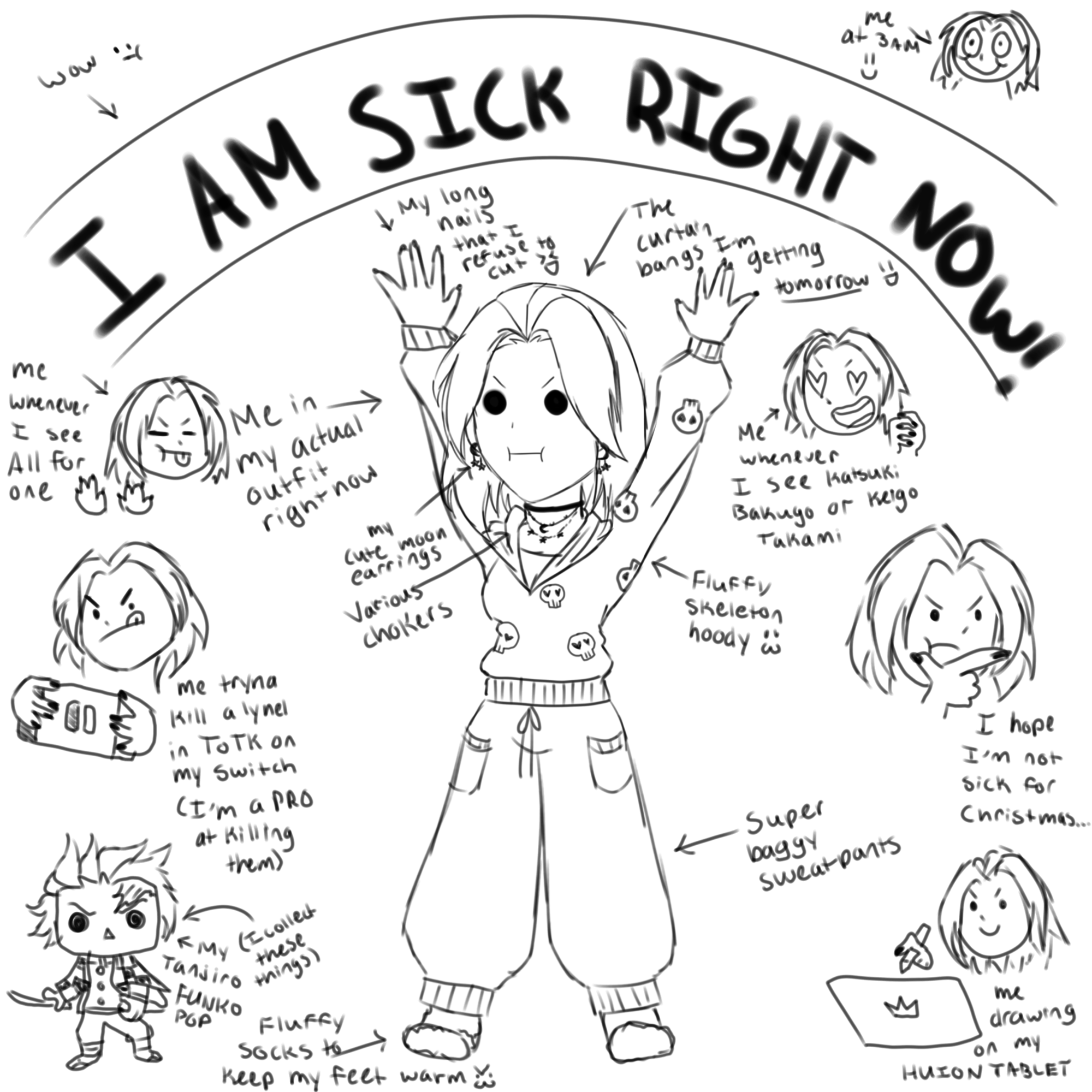 I AM CURRENTLY SICK - ibisPaint