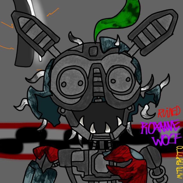 Ruined Roxanne Wolf - ibisPaint