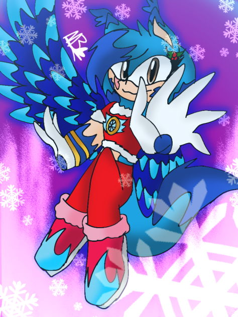 Christmas outfit for my OC 💙🎄 - ibisPaint