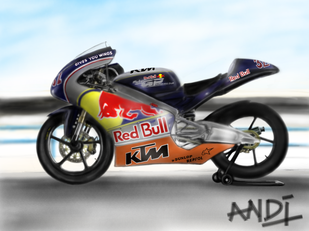 RedBull Moto GP - ibisPaint