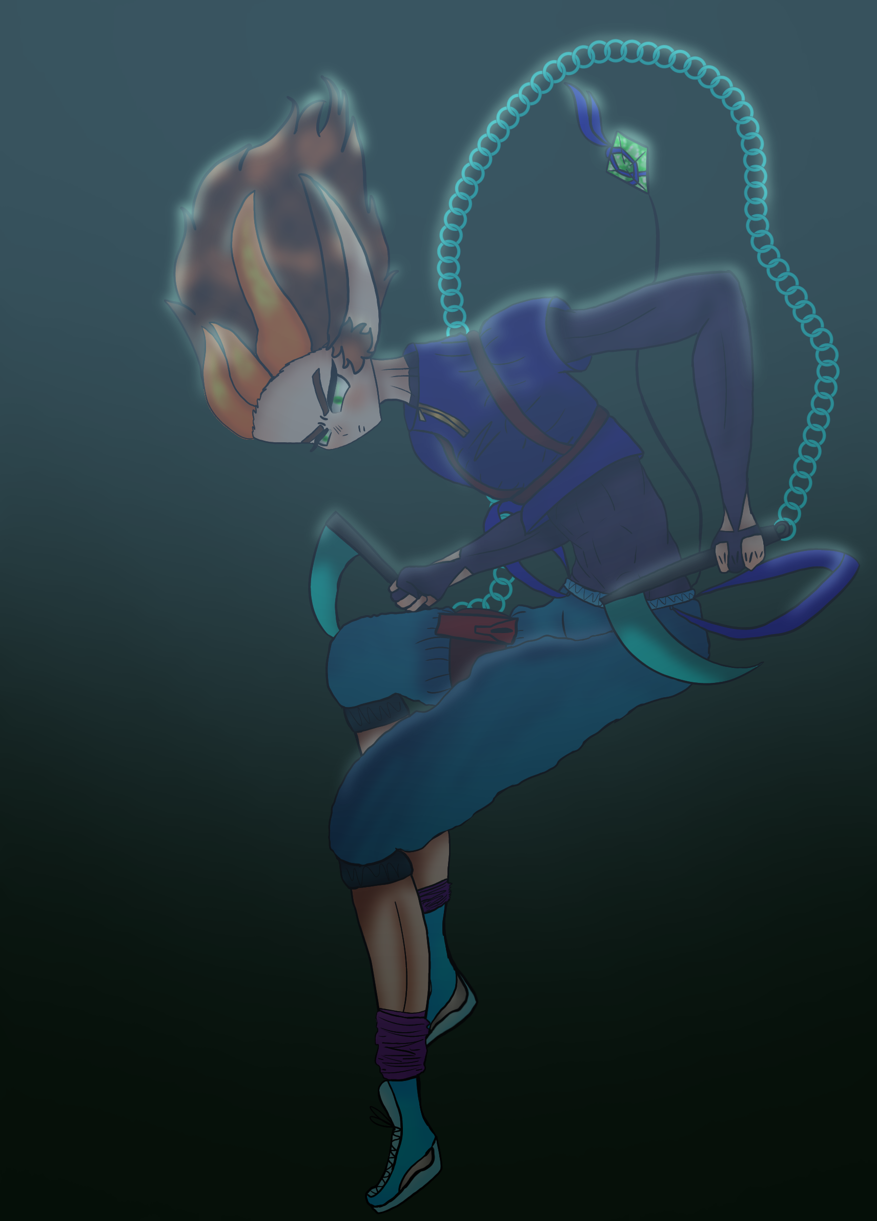 Dramatic lighting - ibisPaint