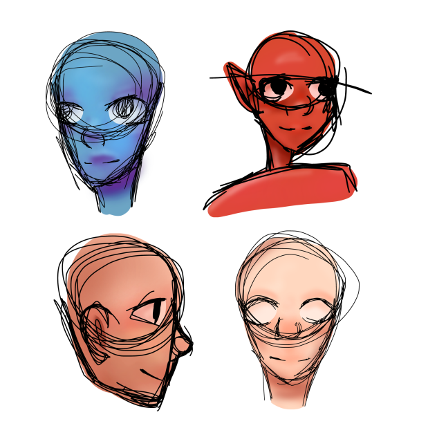 skin practice - ibisPaint