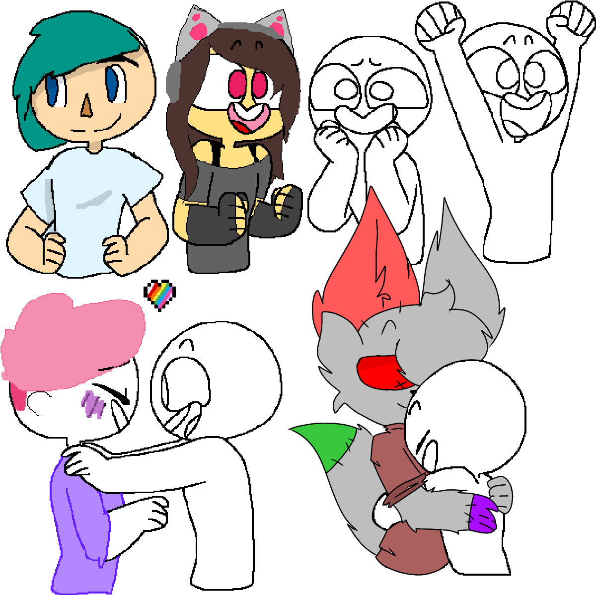 random collab - ibisPaint