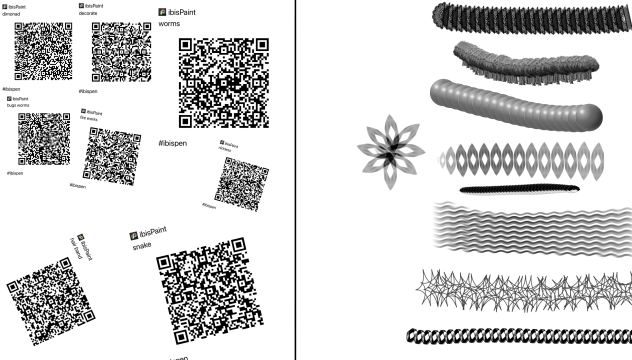 RANDOM BRUSHES - ibisPaint