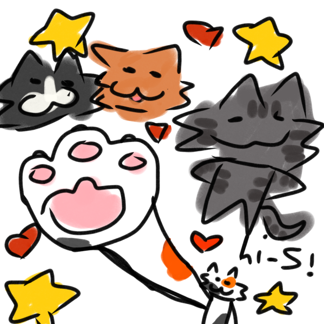 silly cats - ibisPaint