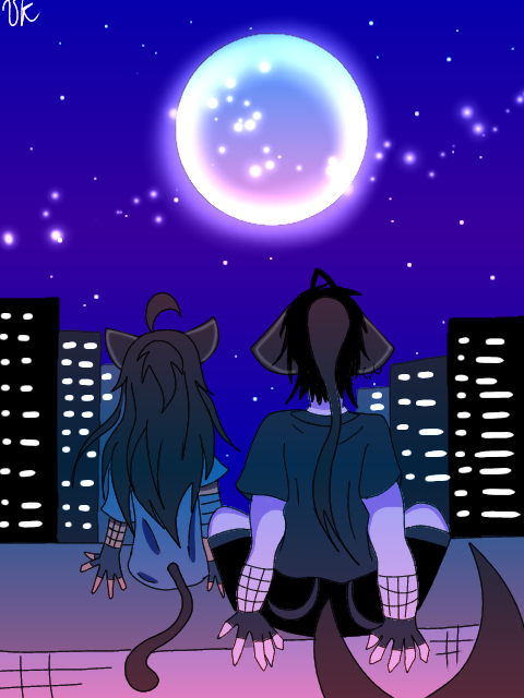 Noite estrelada👾 - ibisPaint