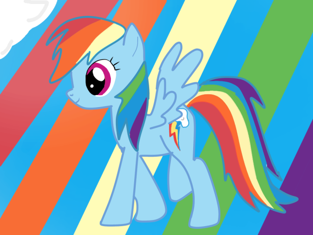 MLP- Rainbow dash - ibisPaint