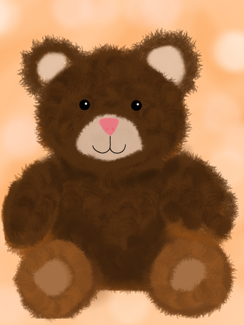 A teddy bear - ibisPaint
