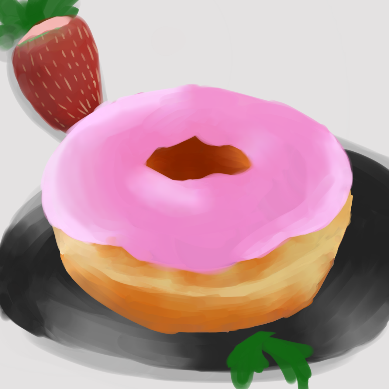 Strawberry donut - ibisPaint