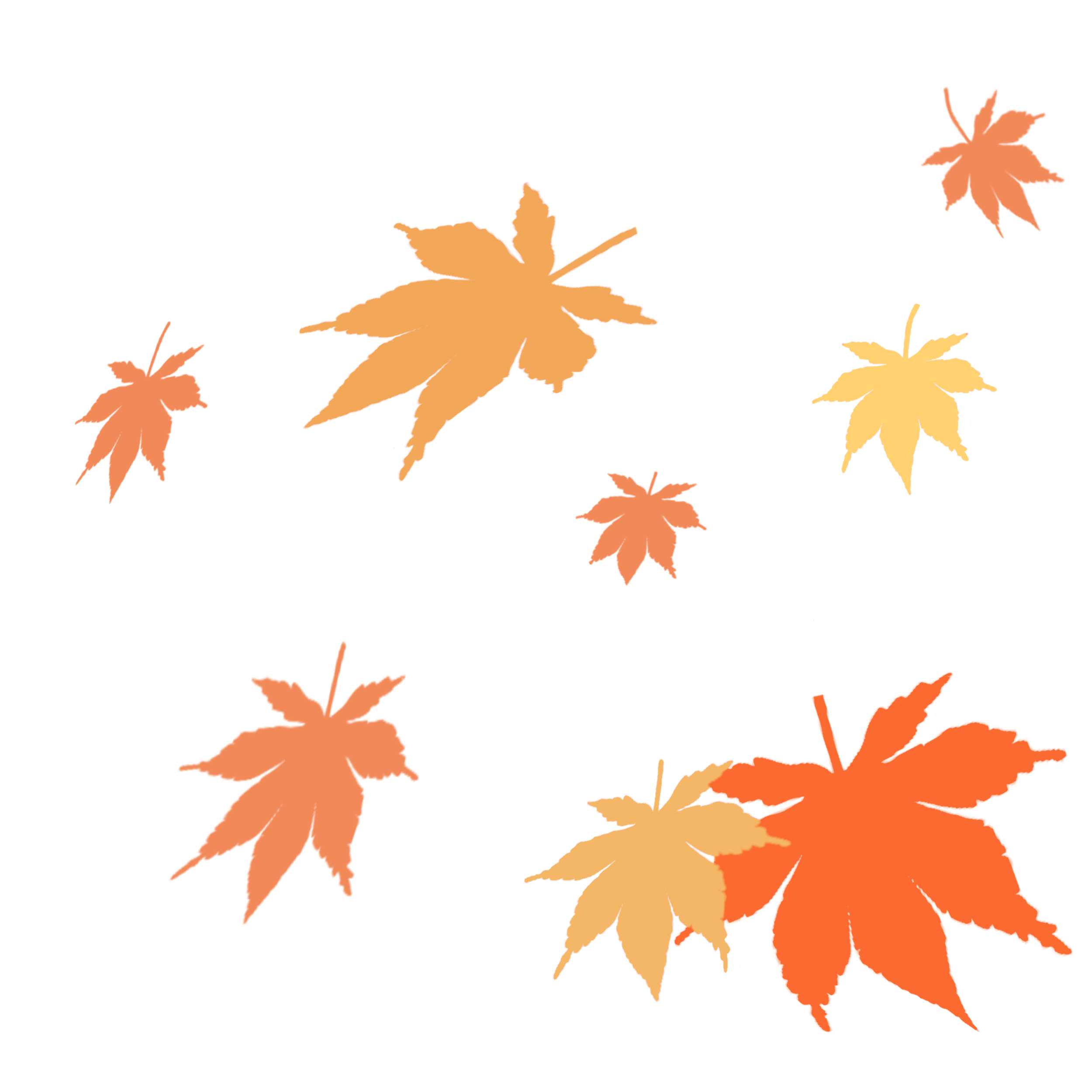 falling leaves - ibisPaint