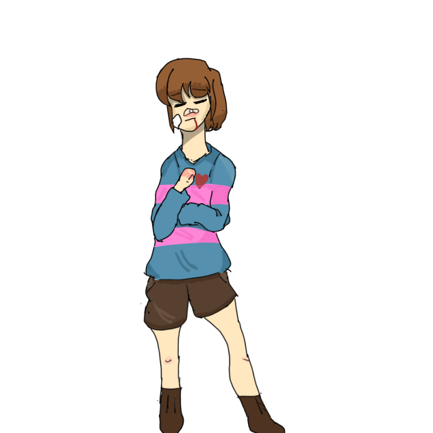 Undertale frisk died - ibisPaint