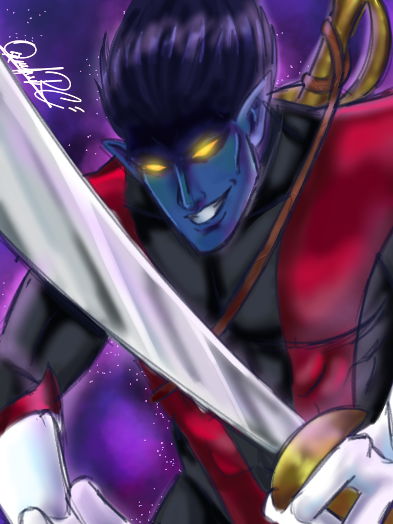 Nightcrawler - Kurt Wagner - ibisPaint