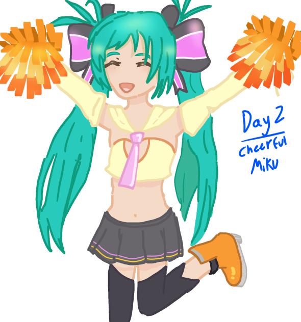 Cheerful Miku - ibisPaint