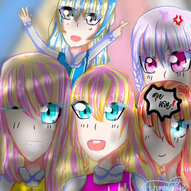 pastel power girl caster - ibisPaint