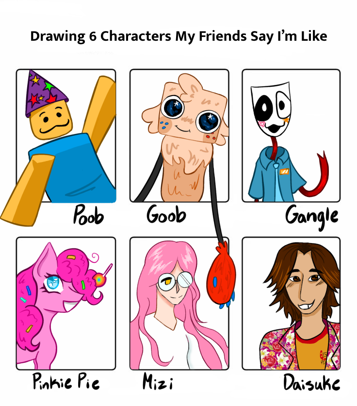 6 Character Challenge - ibisPaint