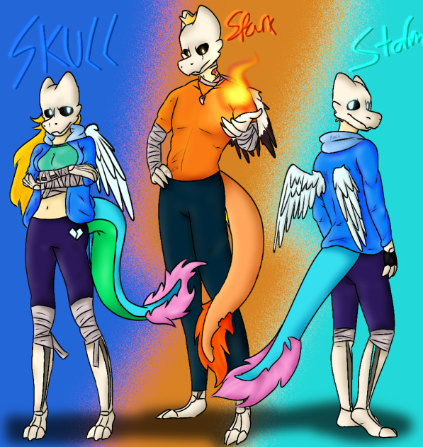 Demon's Trio - ibisPaint