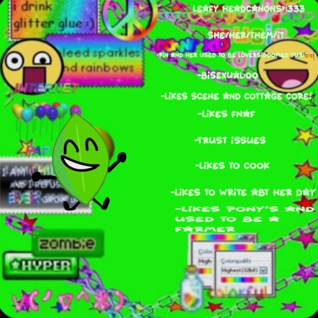 Leafy headcanons cuz I’m bored - ibisPaint