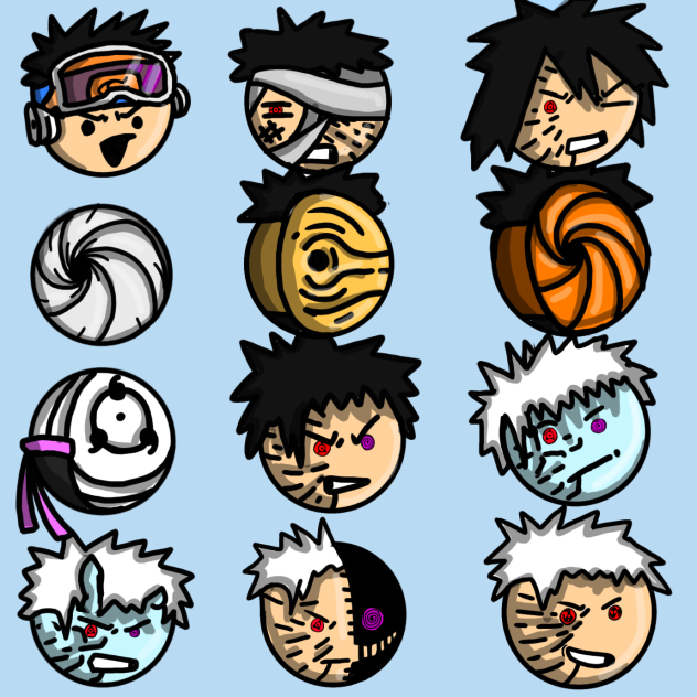 Obito's stages - ibisPaint