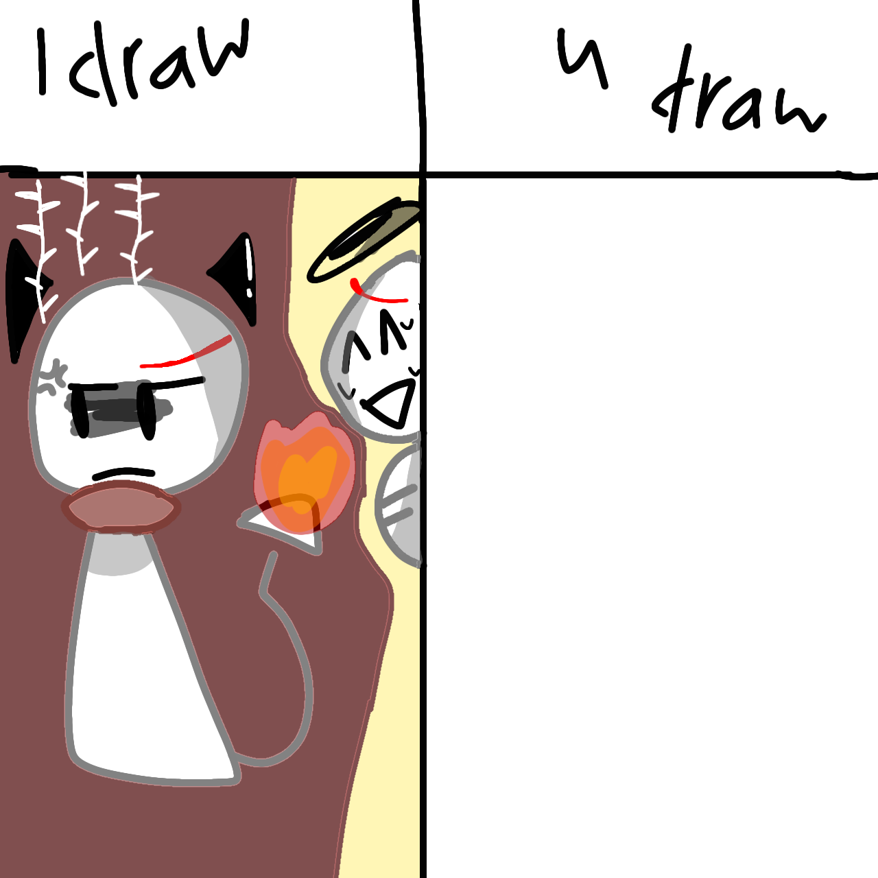 i draw u draw collab very easy - ibisPaint