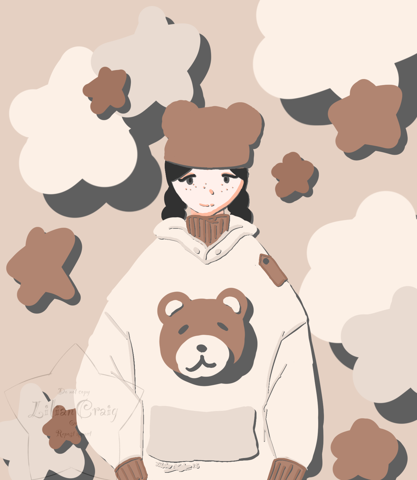 Teddy bear 🧸 - ibisPaint