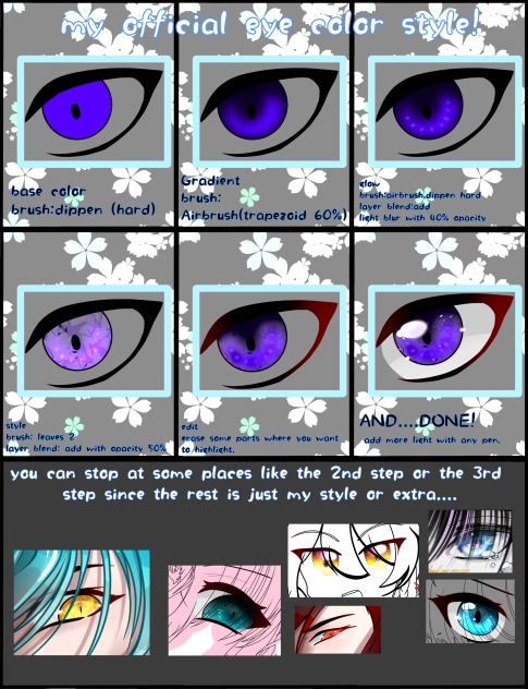My official eye color style - ibisPaint