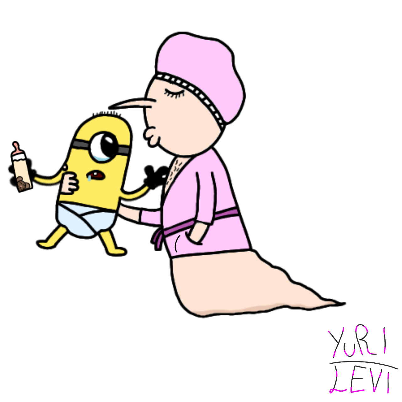 Gru and minion - ibisPaint