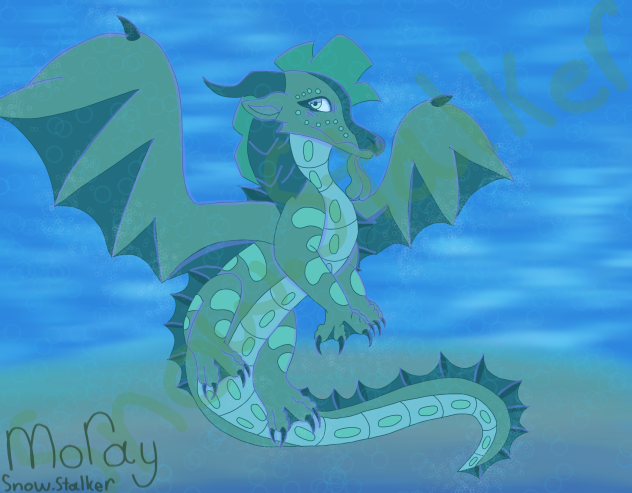 Moray from wings of fire 🙀🤯 - ibisPaint