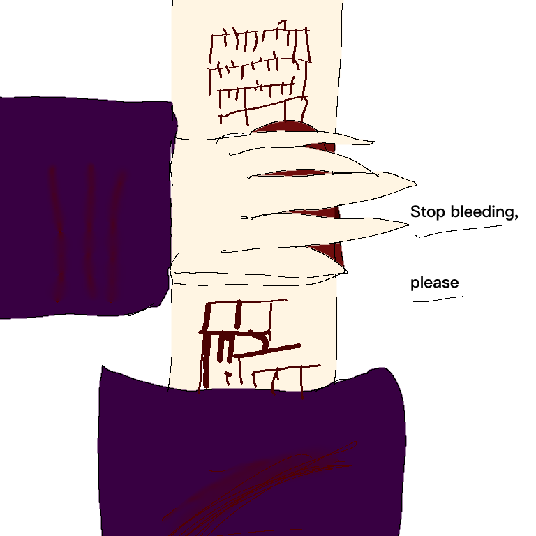 The lost child’s Seeping wounds - ibisPaint