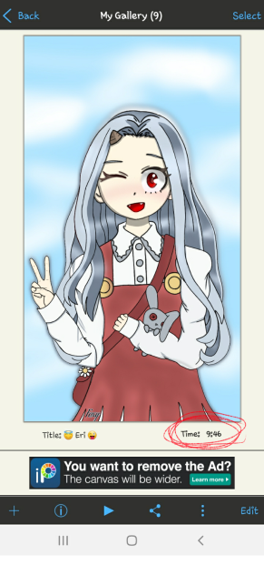 Eri 2 (screenshot) - ibisPaint