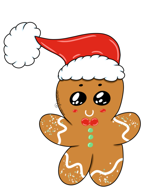 Gingerbread Man Cookie - ibisPaint
