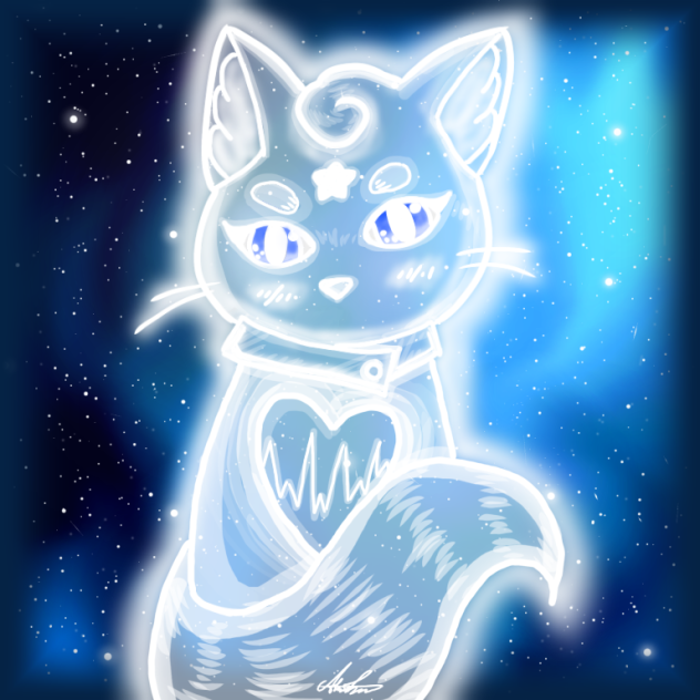 Galaxy Cat - ibisPaint