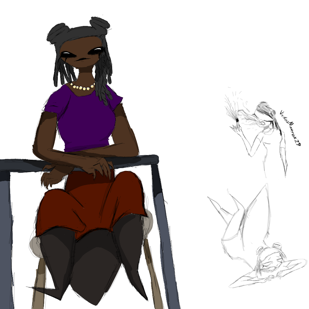 Antonia Raknida(concept art) - ibisPaint