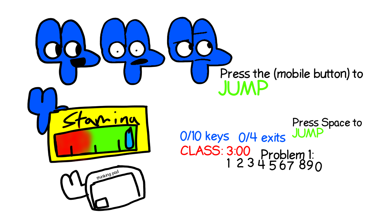 Four's Basics sprite sheet (unfinished) - ibisPaint