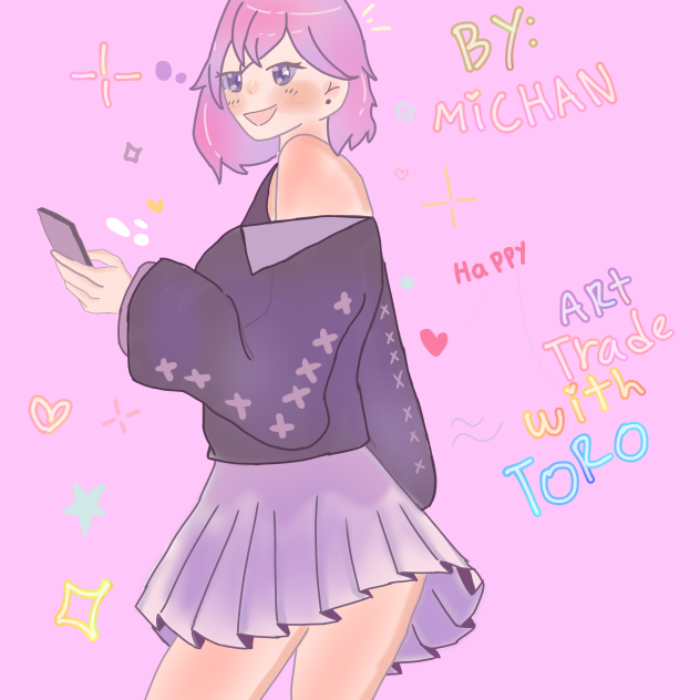 Art trade with Toro - ibisPaint