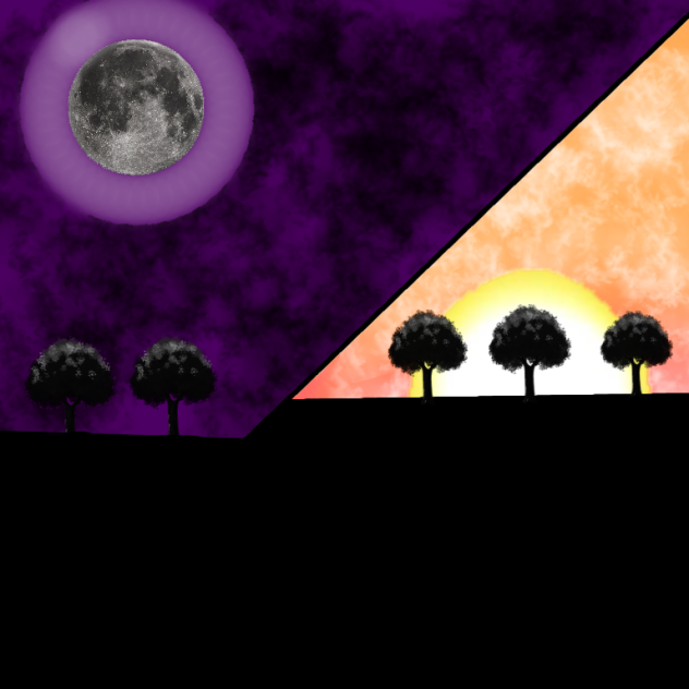 Moon and Sun - ibisPaint