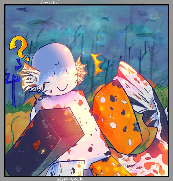 omg lonelykoi from ocean terror wowzers🤯 - ibisPaint