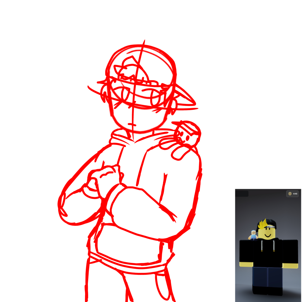 Jard EVADE rough sketch - ibisPaint