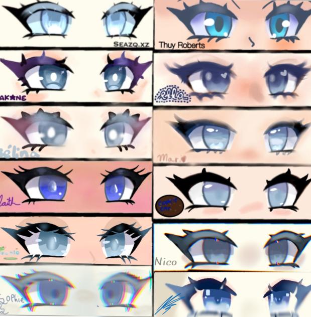 random eye collab - ibisPaint