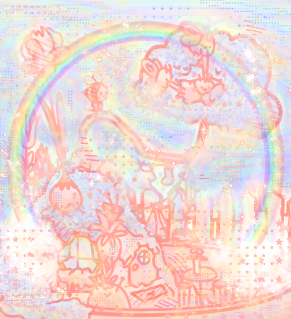 Sparkle scribbles - ibisPaint