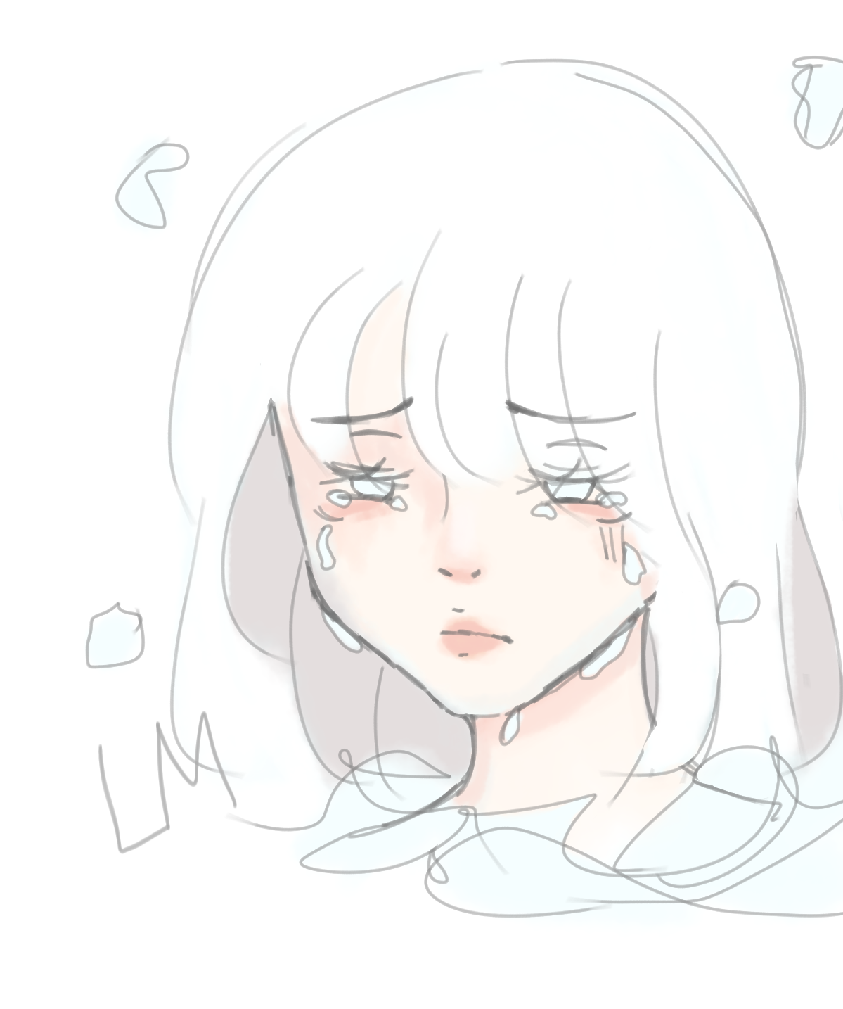 Drops of tears - ibisPaint