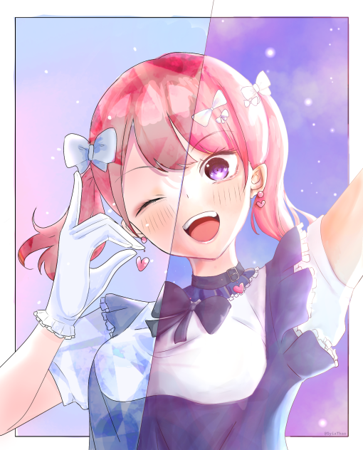 Half lineart collab - ibisPaint