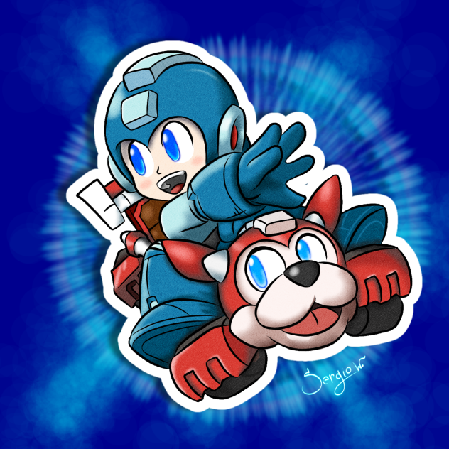Mega Man - ibisPaint