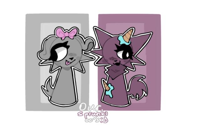 Me and my friend;D - ibisPaint