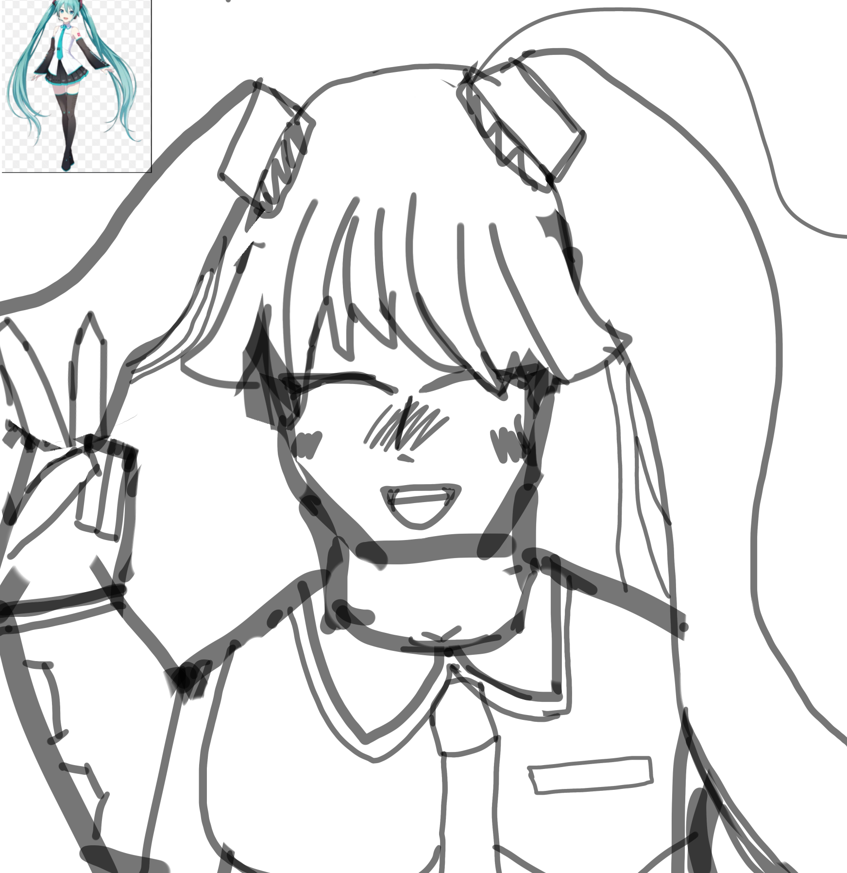 MIKUUU XDDDDDD - ibisPaint